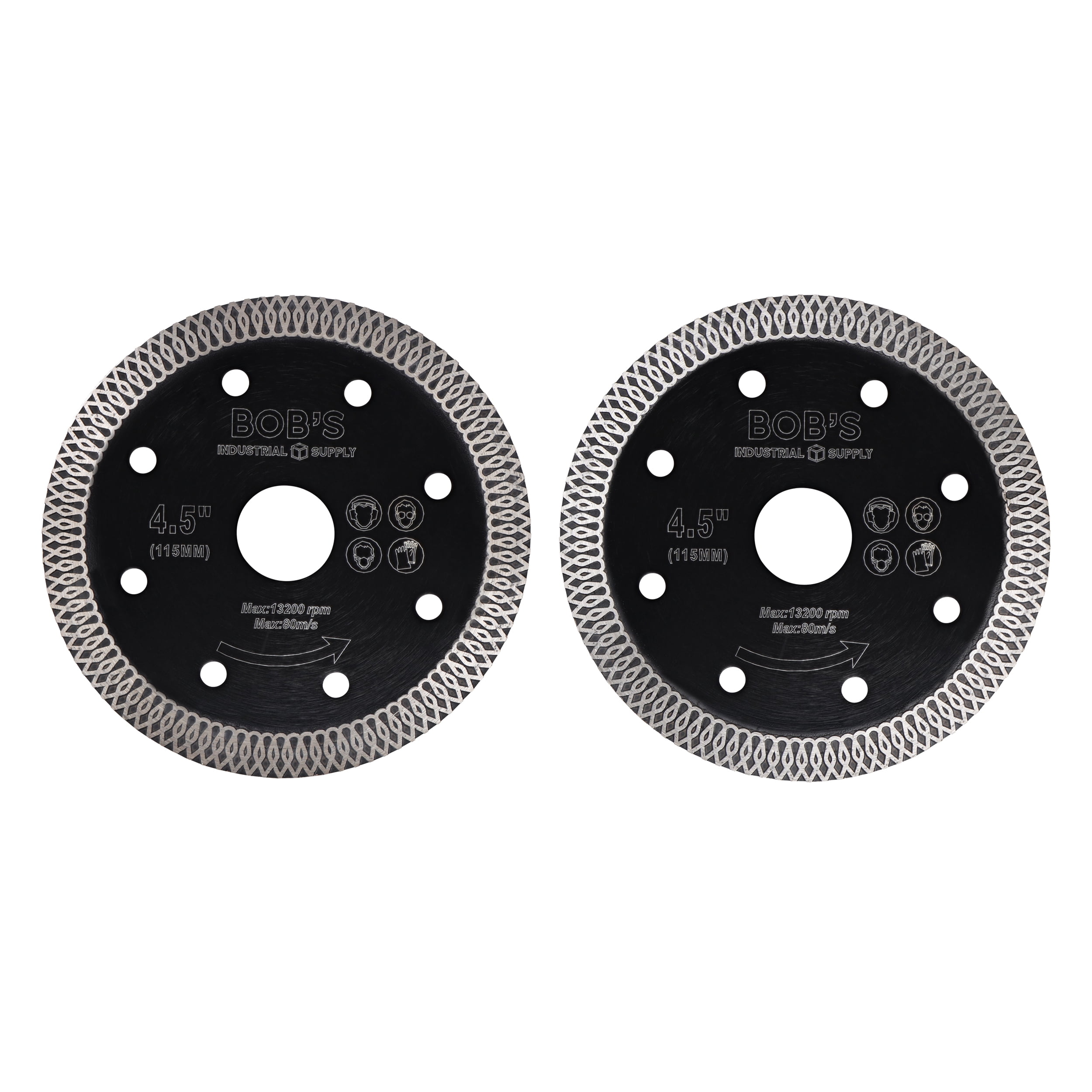 BISupply Diamond Angle Grinder Blade - 4.5in Masonry Blade Circular Saw ...
