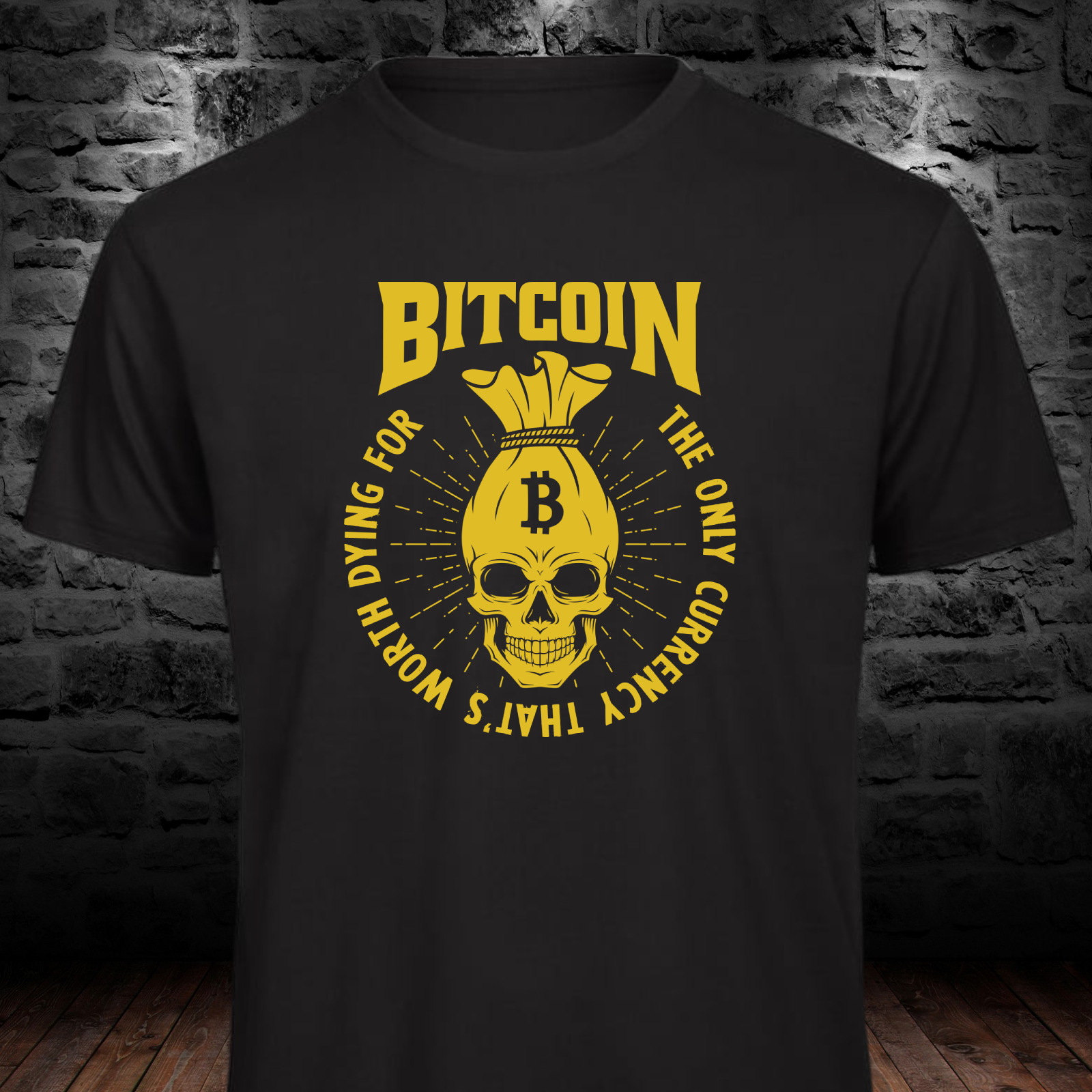 BITCOIN, Tee, T-Shirt, Crypto, Logo, Cryptocurrency, Digital Gold, BTC ...
