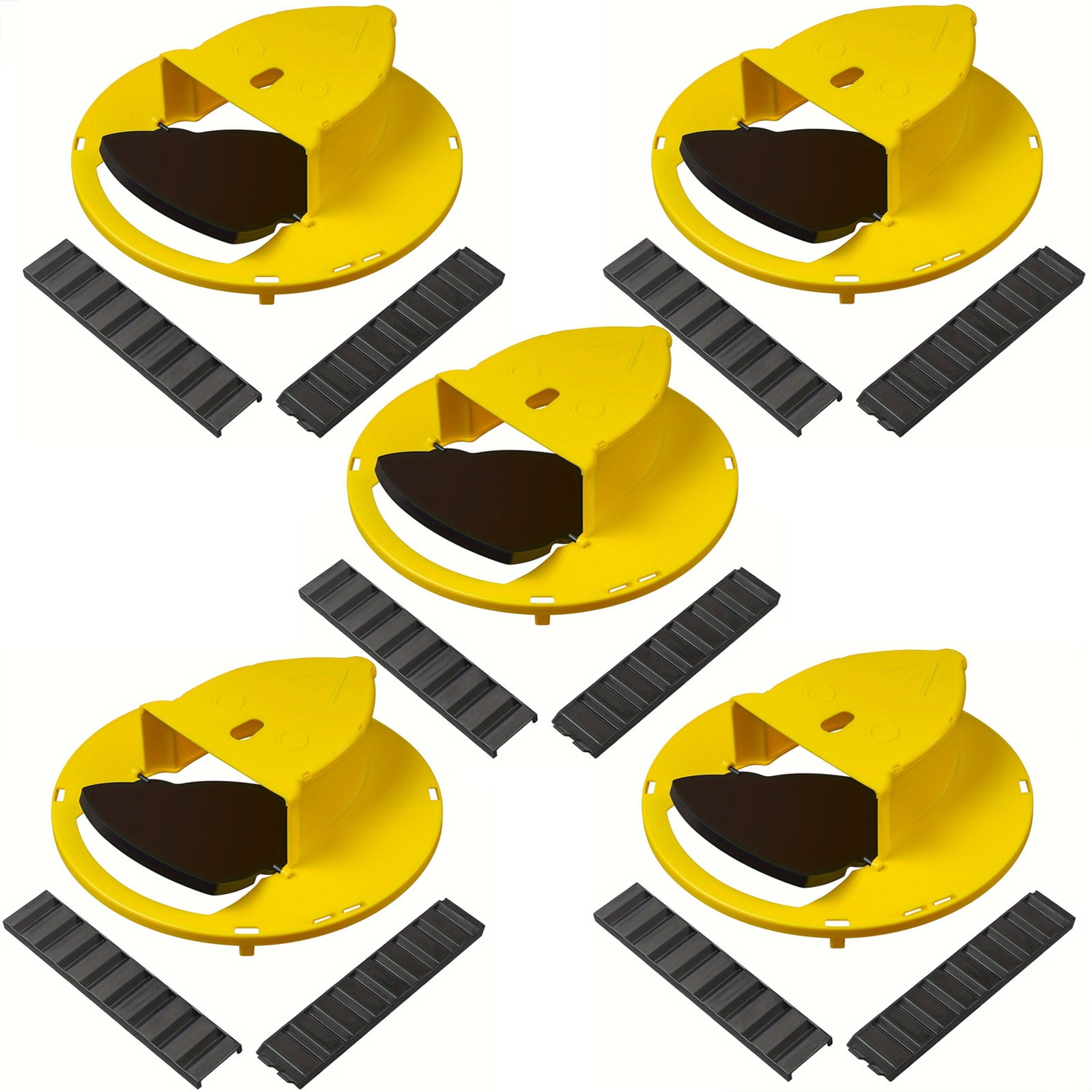 BITOUSHI 5 Pack Reusable Plastic Bucket Lid Mouse Trap, Auto Reset ...