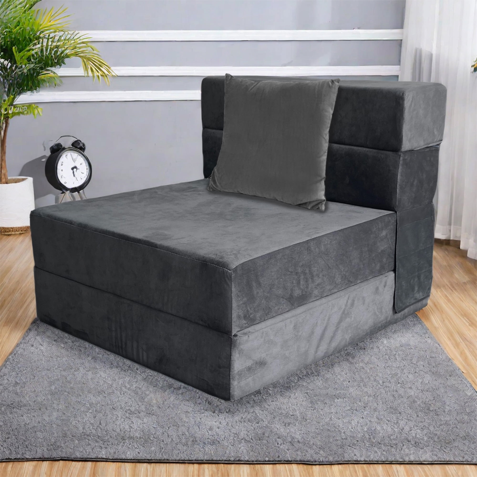 BITOUSHI Convertible Folding Sofa Bed - Chair Bed Sleeper with Pillow ...