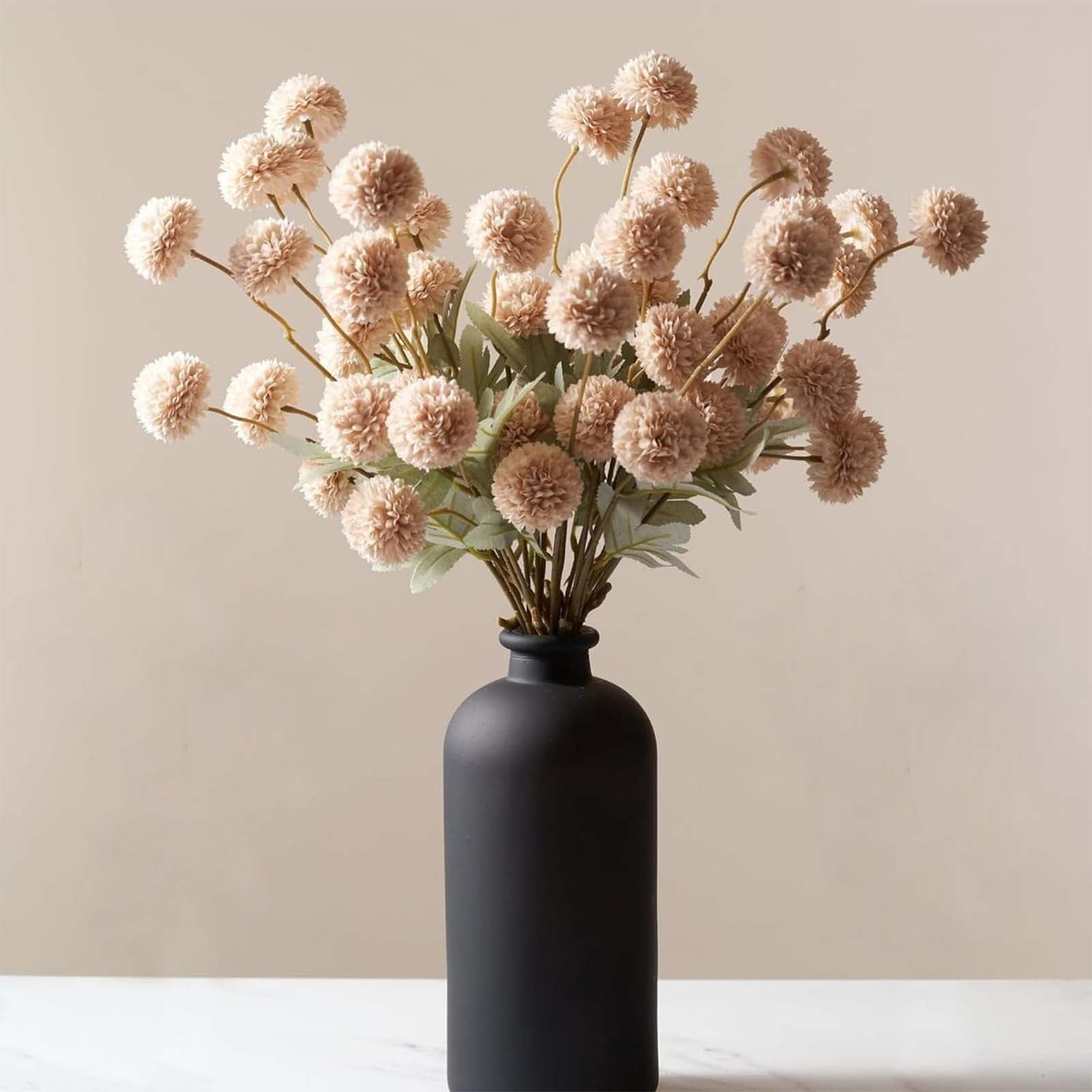 BITOUSHI Artificial Fall Flowers, Faux Kiku Flowers Artificial 10 Stems ...
