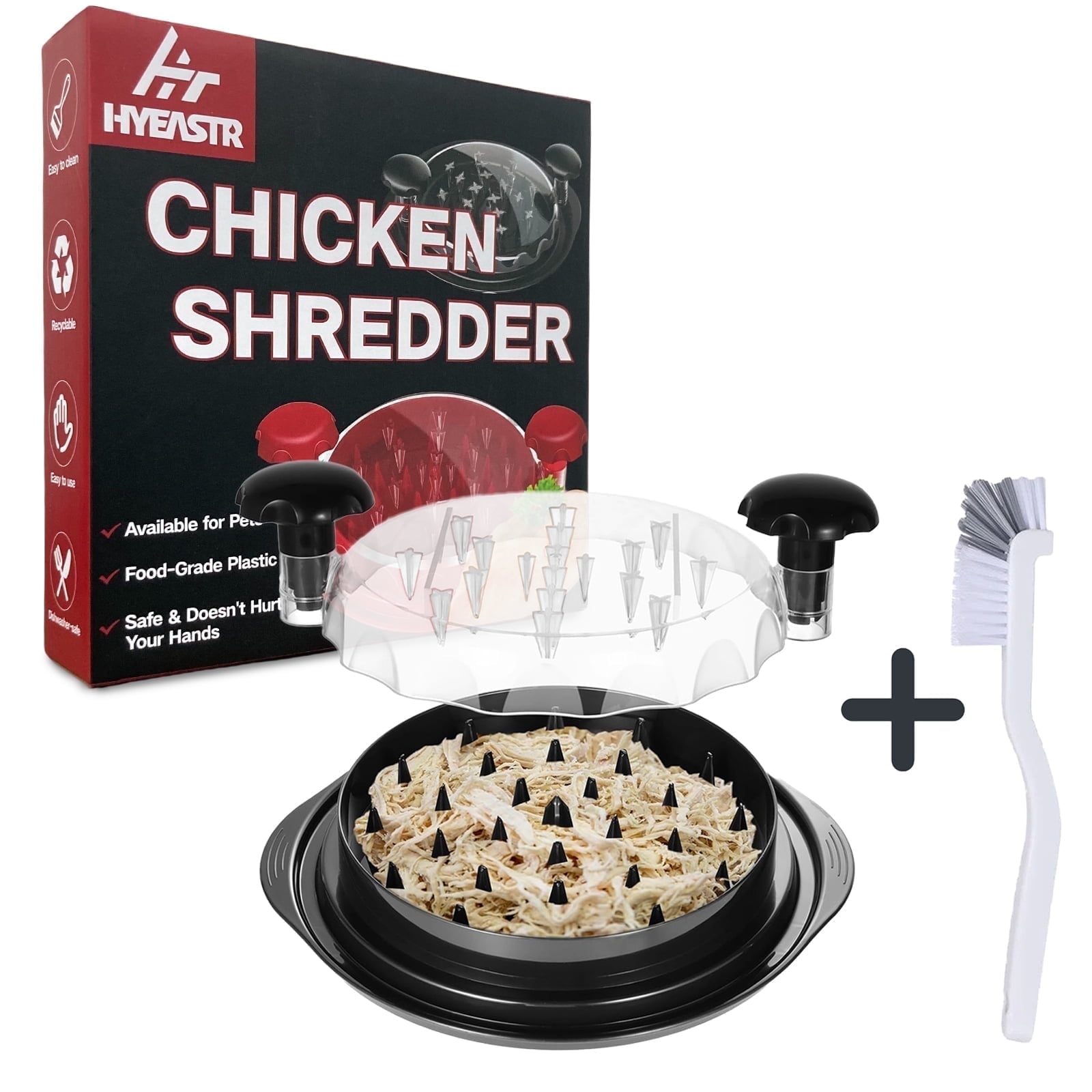 BITOUSHI Chicken & Beef Shredder Tool, Kitchen Gadget, Meat Chopper ...