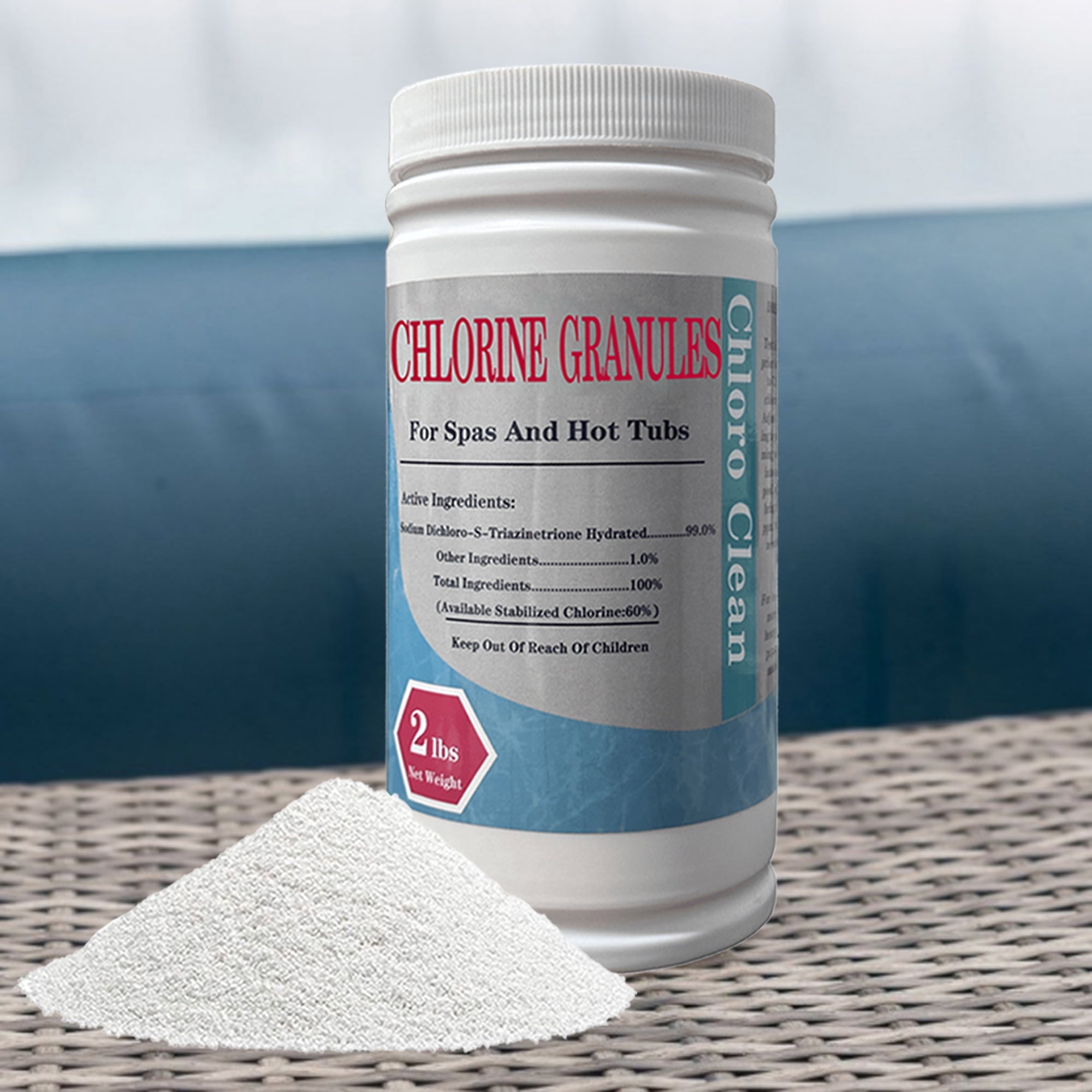 BITOUSHI Spa Care Chlorine Granules - 2lb - Chlorinating Granules for ...