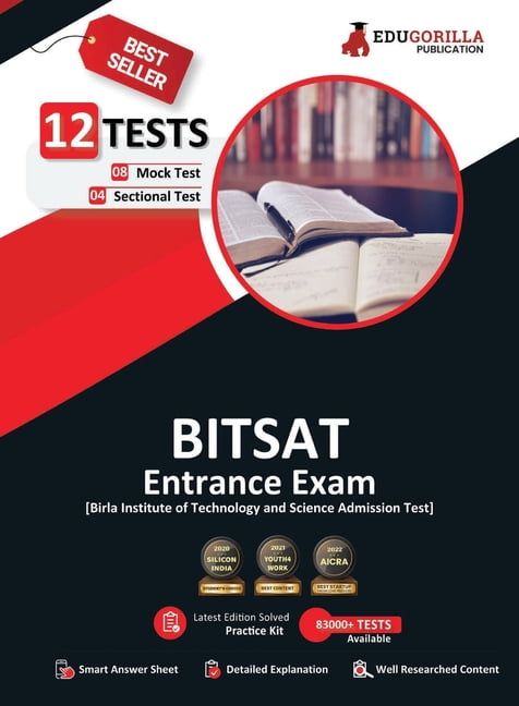 BITSAT Entrance Exam 2023 - Physics, Chemistry, Mathematics, English ...