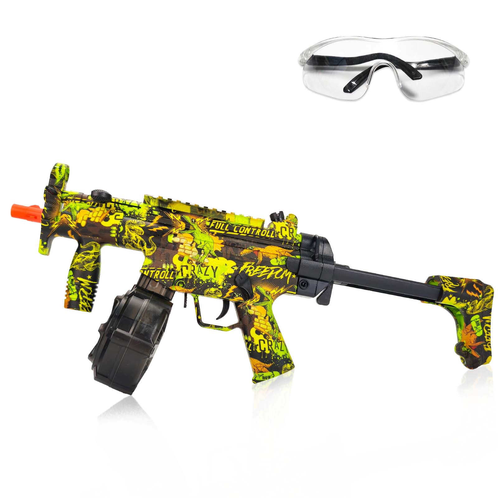 BIU BLASTER Electric Splatter Ball Blaster Full Size Splat Blaster Gel ...