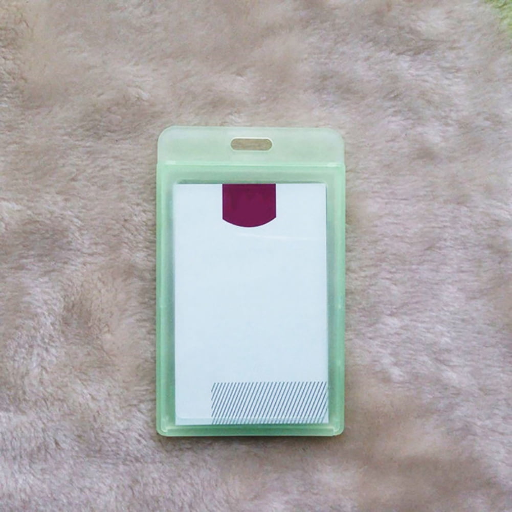 BIWEIBO Durable Candy Color Waterproof Hard Plastic ID Card Badge ...