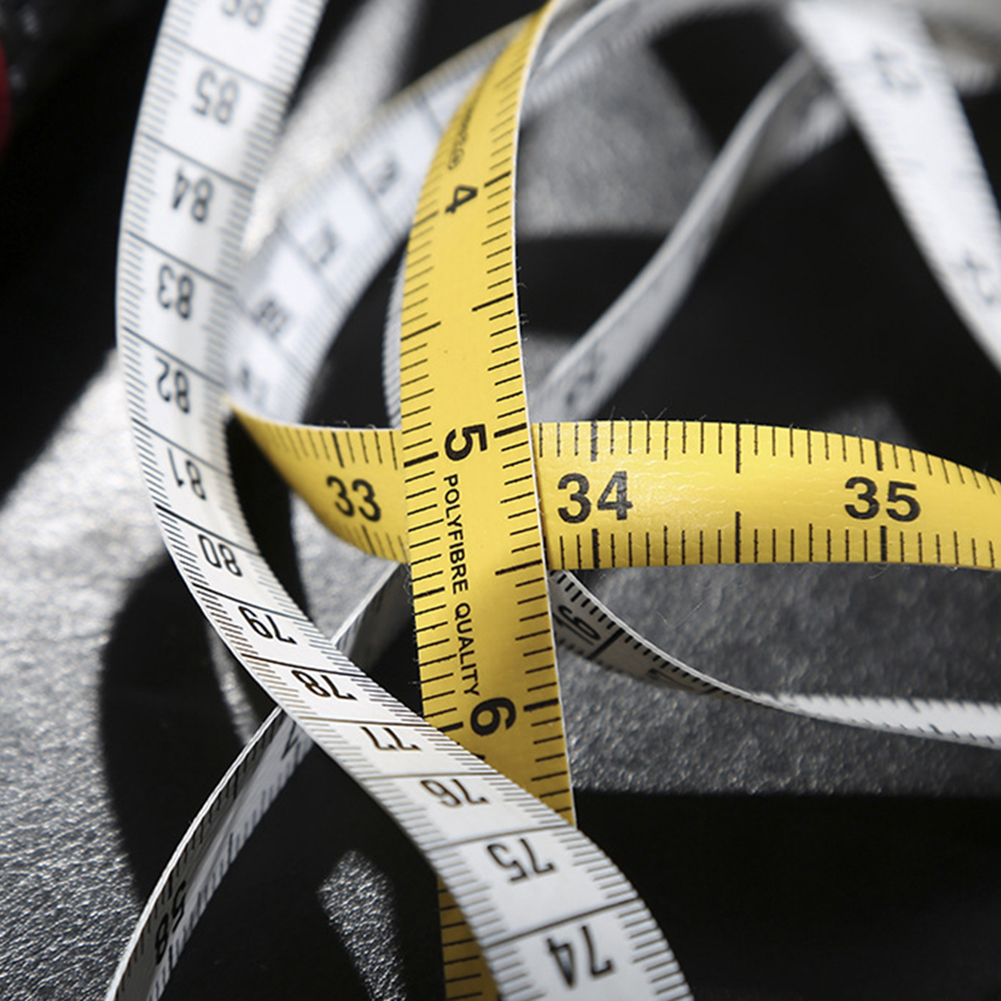 BIWEIBO Flexible Accurate Dual Sided Measuring Ruler Chest Waist ...