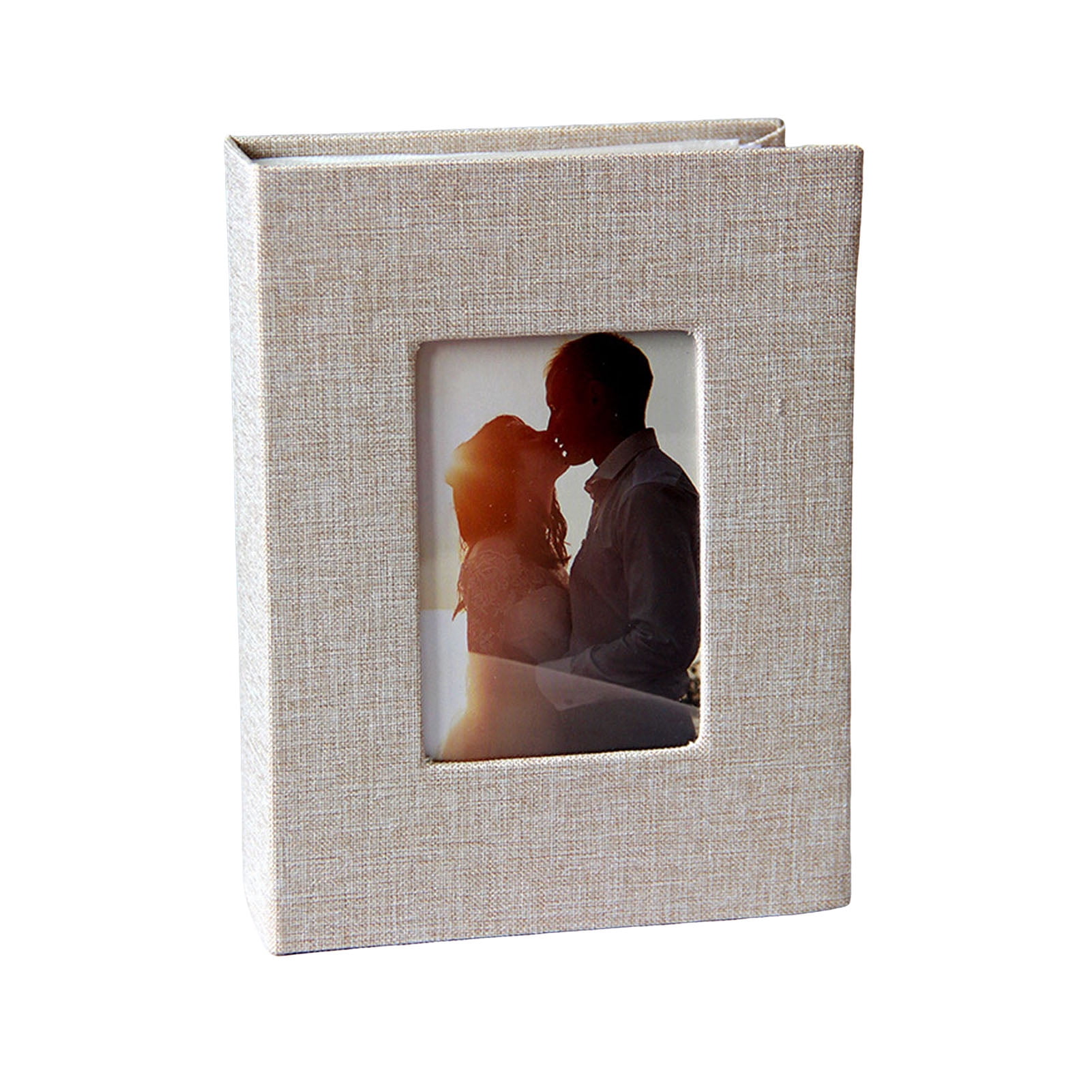 BIWEIBO Photo Album Linen Cover with 100 Pockets 4x6-Inch for Wedding ...