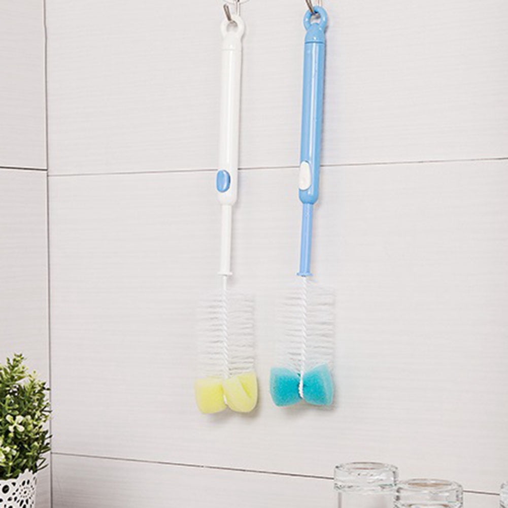 BIWEIBO Soft Sponge Retractable Bottle Cup Sponge Brush Glass Tube ...