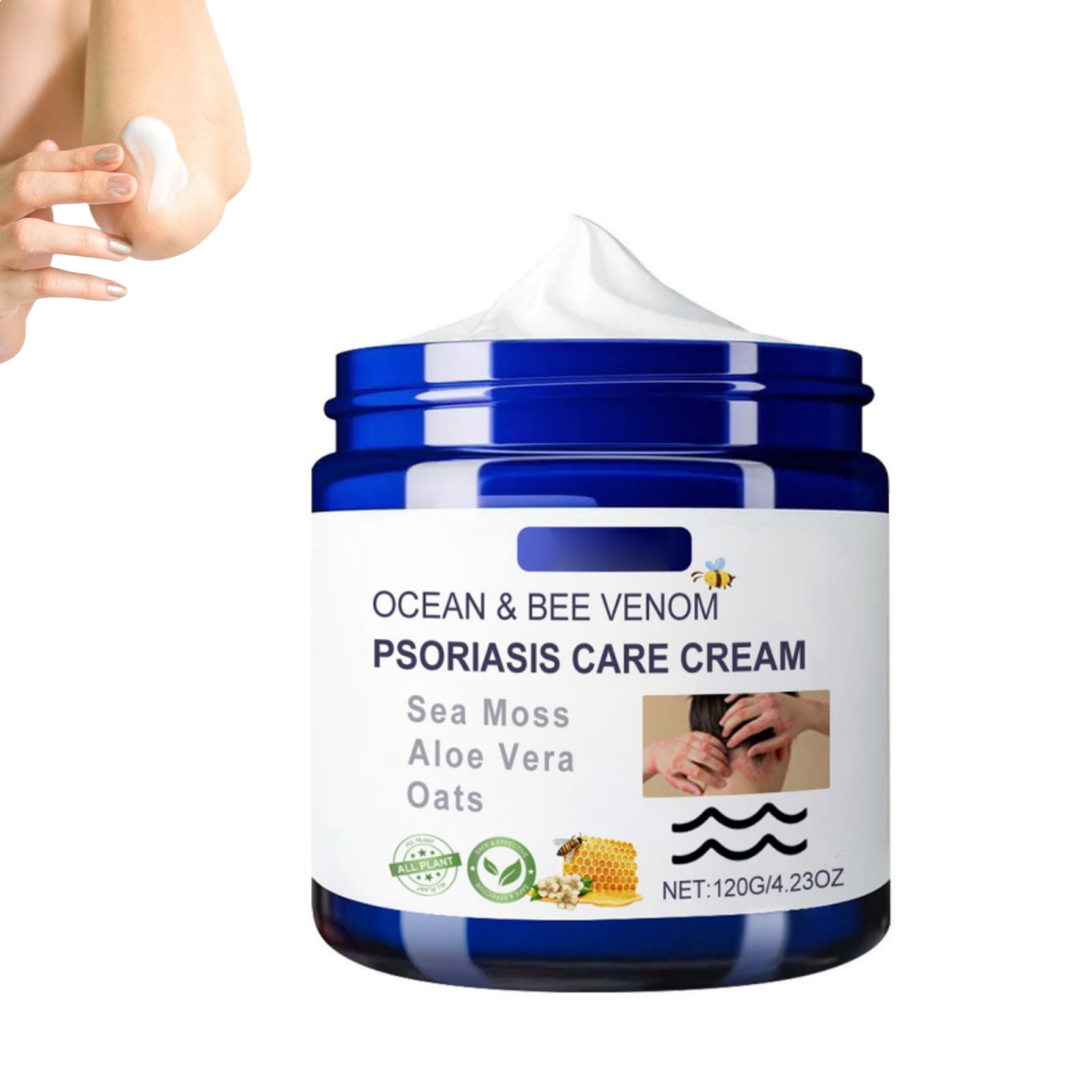 BIYIN Be®e Ven®om Cream Natural Soothing Sea Coll®Ooidal Oats For Pr ...