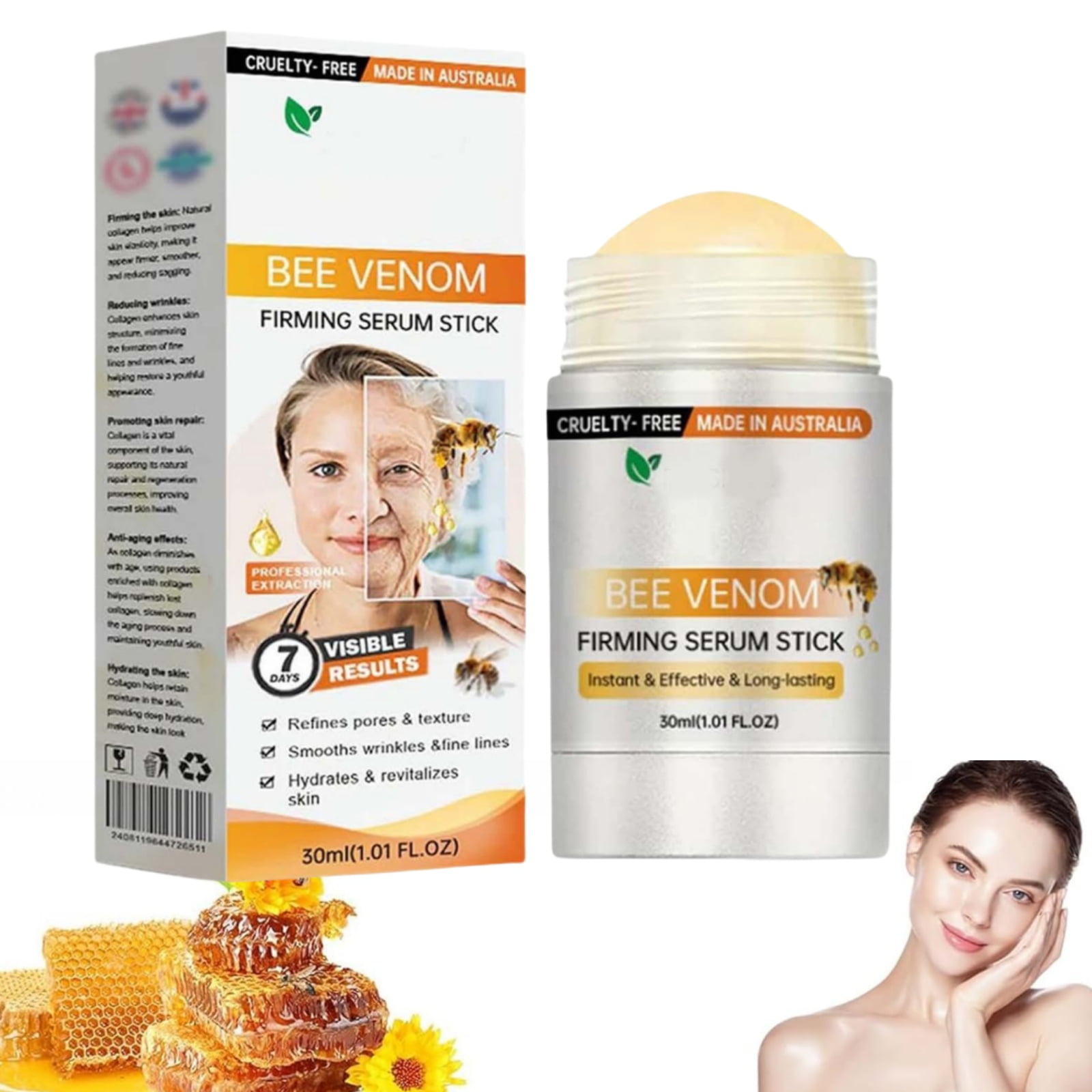 BIYIN Be®e Ven®om Firming Serum Stick for Face Neck, 2025 New Firming ...