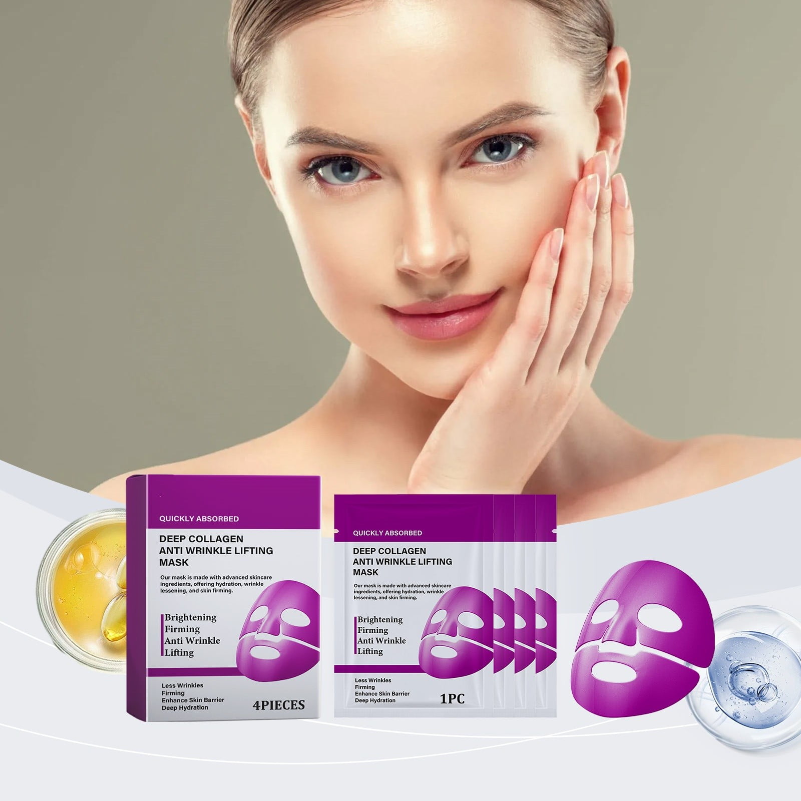 BIYIN Deep Collagen Deeply Moisturizes And Strengthens The Barrier To ...