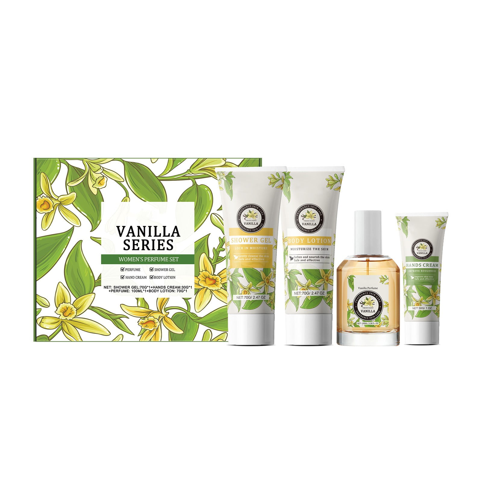 BIYIN Fragrance Skin Care Set Fresh Moisturizing Nourishing Smooth Skin ...