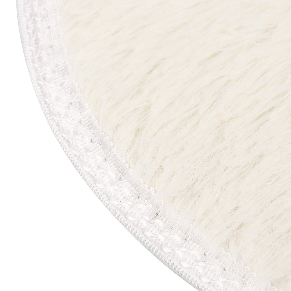 BIZHUA 30*40Cm Anti-Skid Fluffy Shaggy Area Rug Home Bedroom Bathroom ...