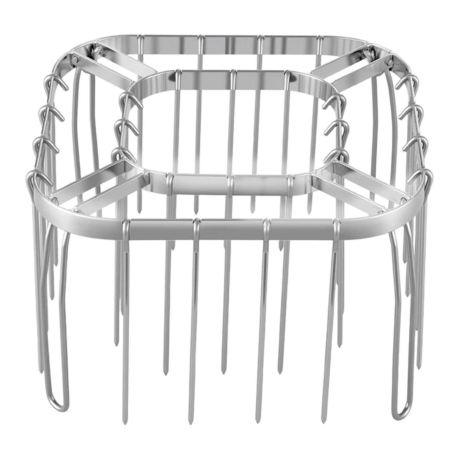 BIZHUA 304 Stainless Steel Air Fryer Rack 56 Pin, Square Flat Baking ...