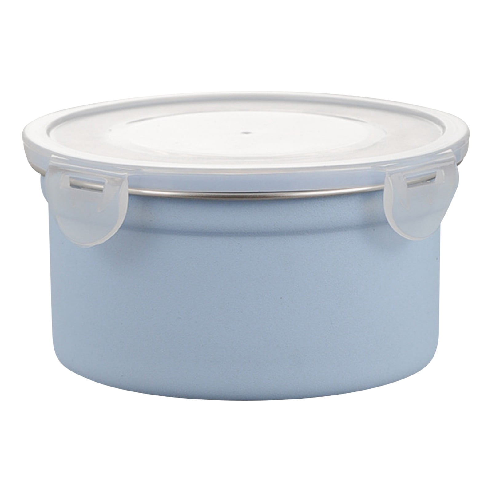 BIZHUA 600ml 304 Stainless Steel Round Food Container, Airtight Lunch ...