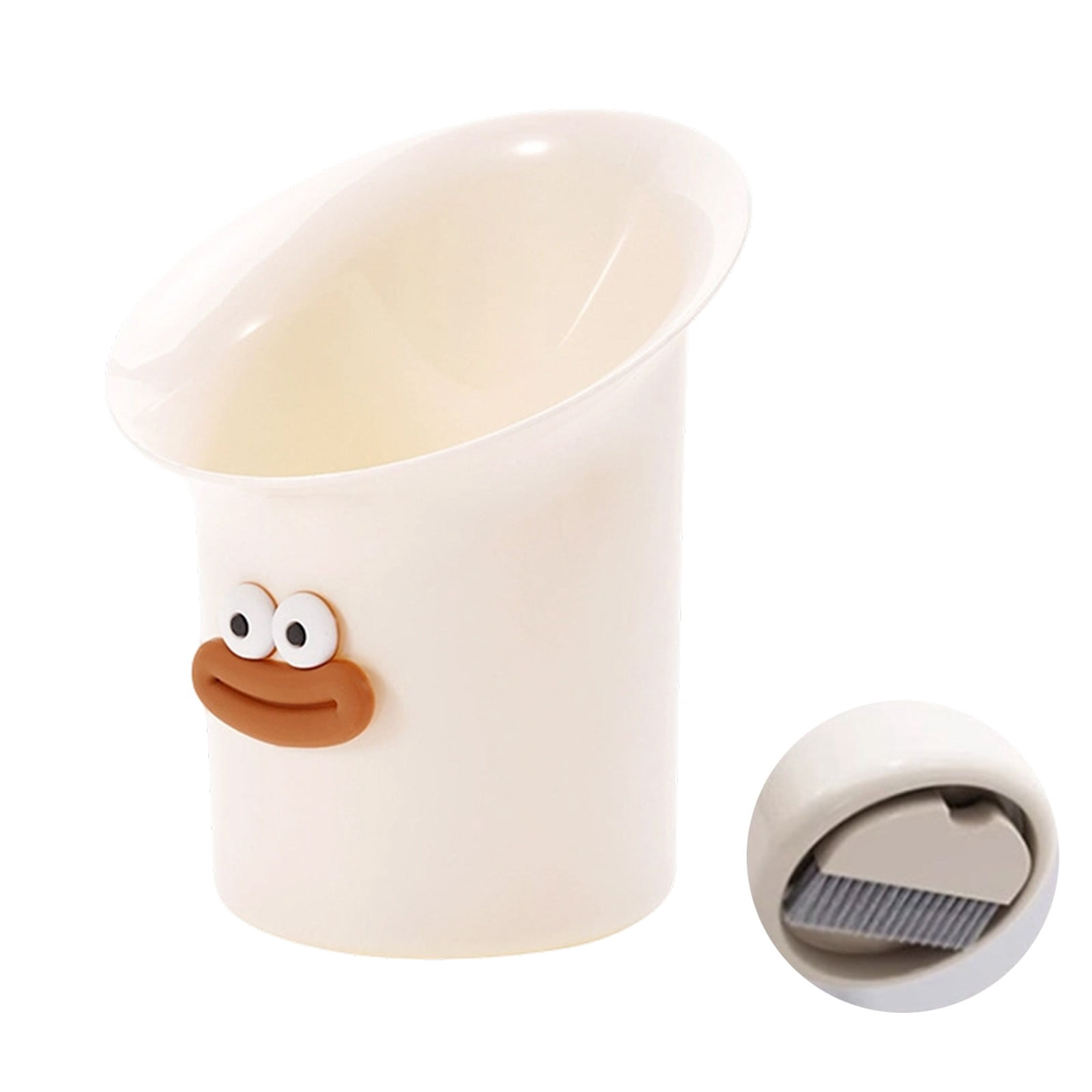 BIZHUA C Loudspeaker Desktop Trash Can, Plastic Mini Wastebasket for ...
