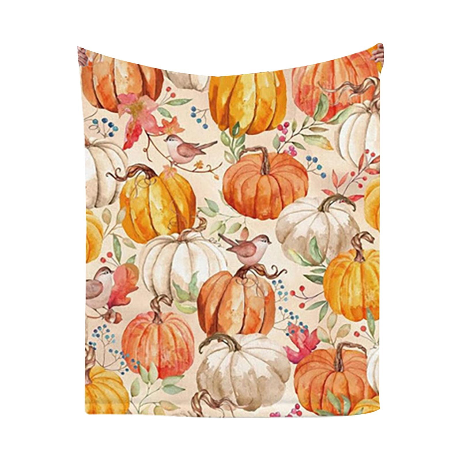 BIZHUA Fall Throw Blanket Pumpkin Couch Throws and Warm Bed Blankets ...