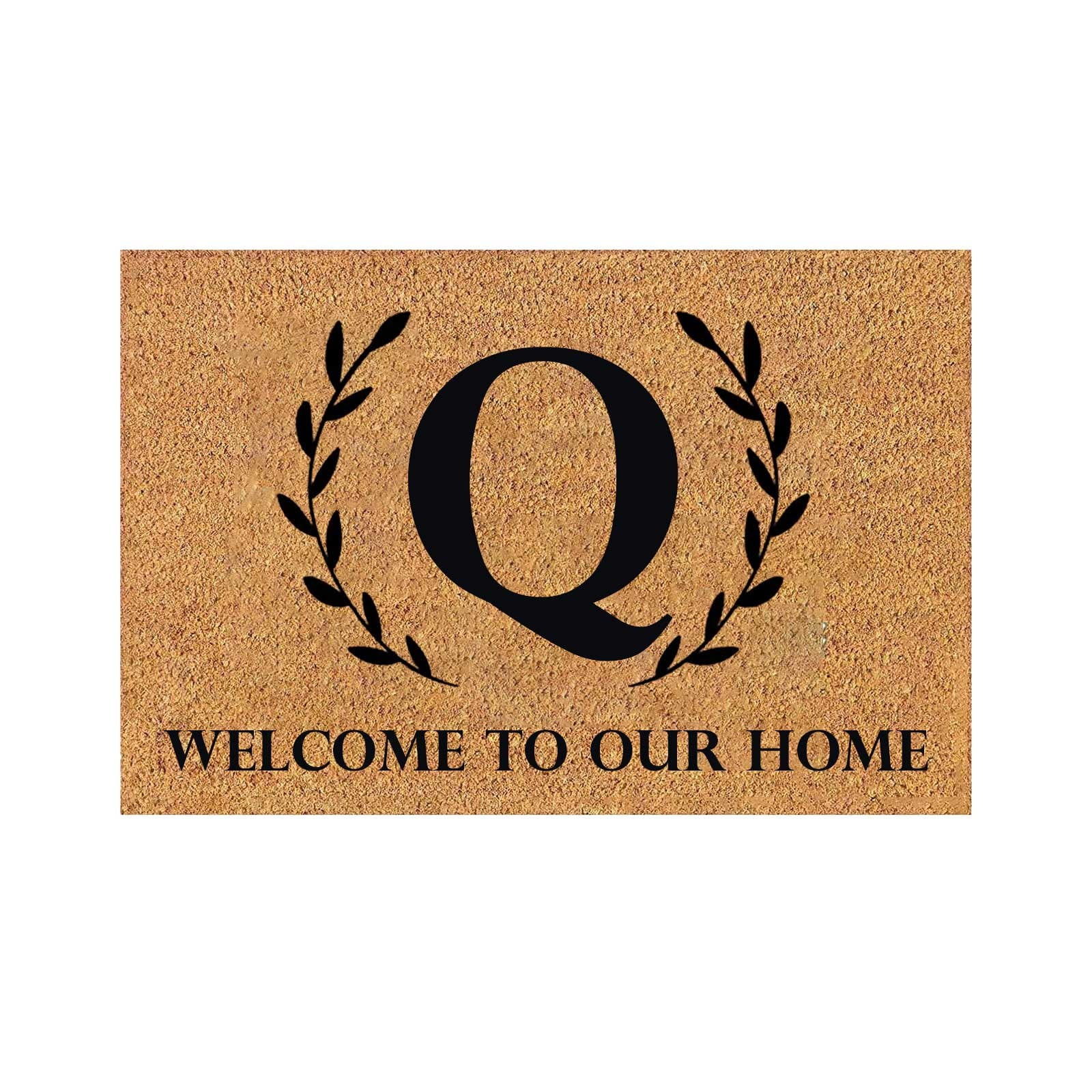 BIZHUA Funny Welcome Doormat Entryway Front Porch Rugs 60 * 40Cm Anti ...