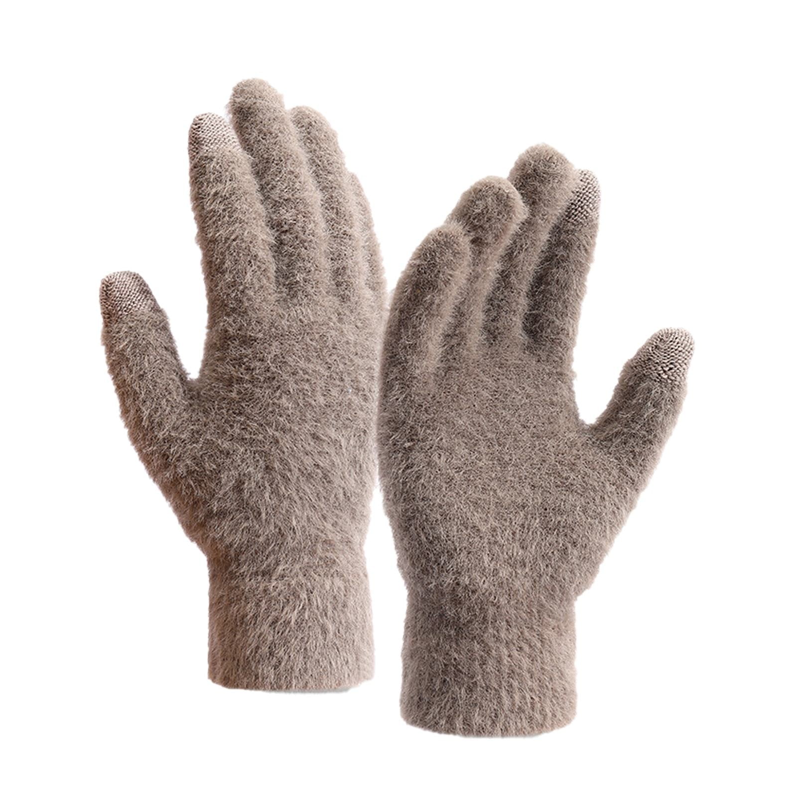 BIZHUA Gloves for Men and Women in Winter: Soft and Warm Screen Gloves ...