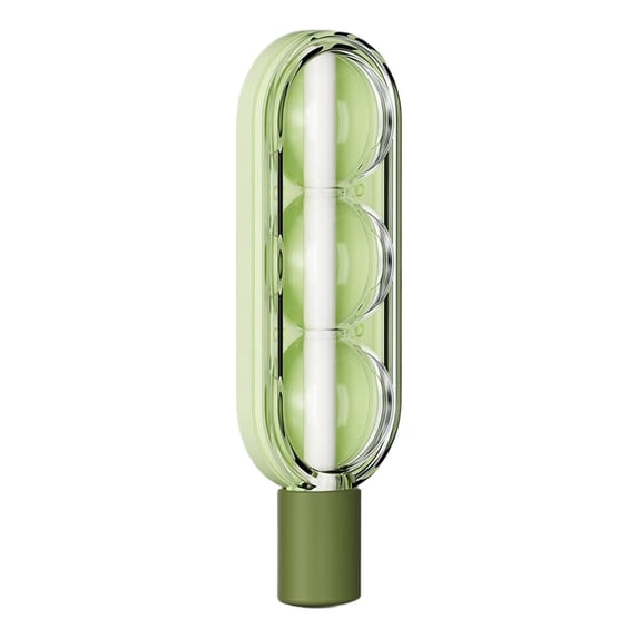 BIZHUA Green Large Ice Block Tray for Bottle, Plastic Ice Mold for Long ...