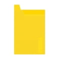 BIZHUA Lightweight Folder Yellow, Durable Paper Pouch for Letter Size ...