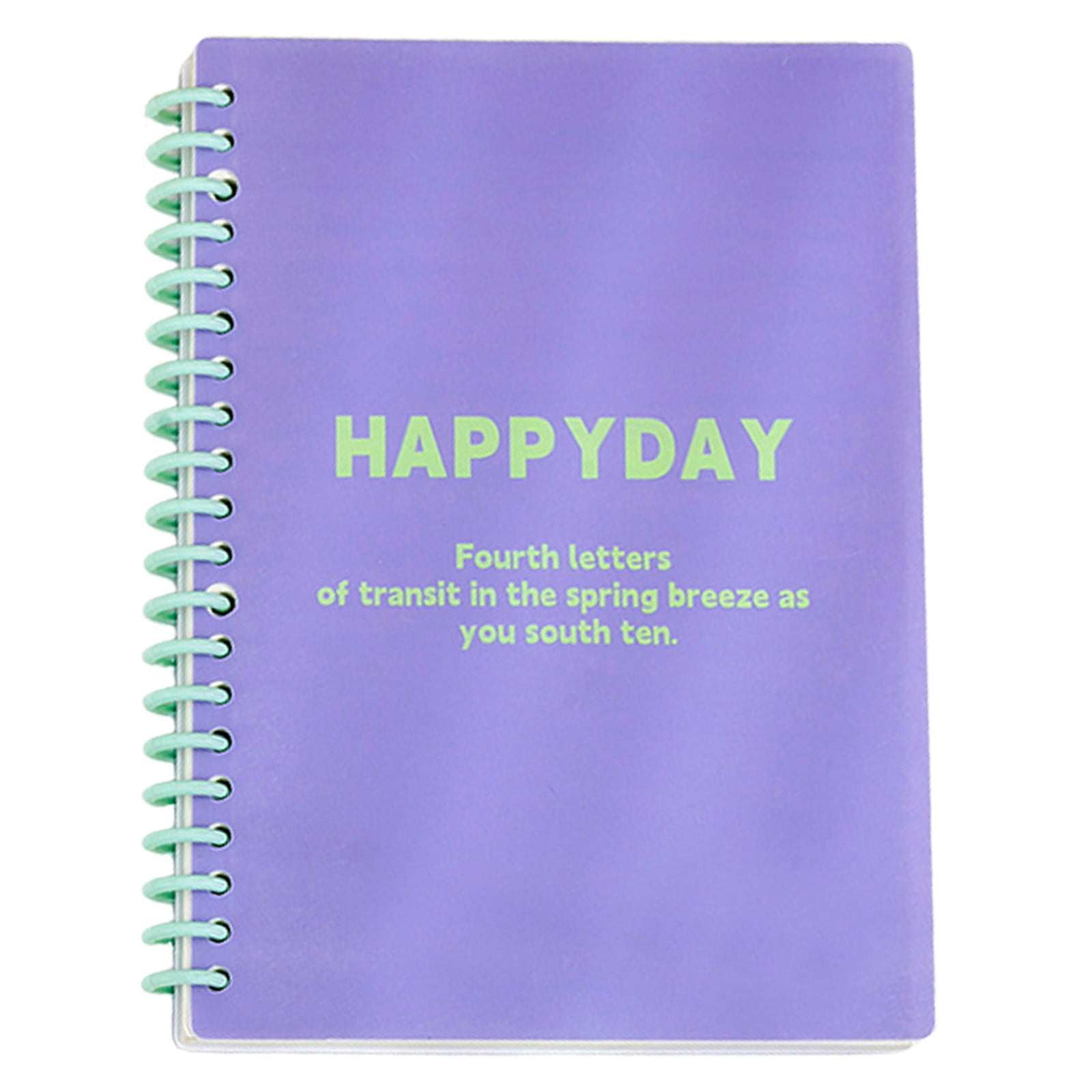 BIZHUA Loose Leaf Notebook Purple, Ring Binder Journal with Refillable ...