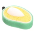 BIZHUA Mango Shape Sponge Scrubber, Non Scratch Kitchen Cleaning Pad ...