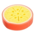 BIZHUA Orange Shape Sponge Scrubber, Non Scratch Kitchen Cleaning Pad ...
