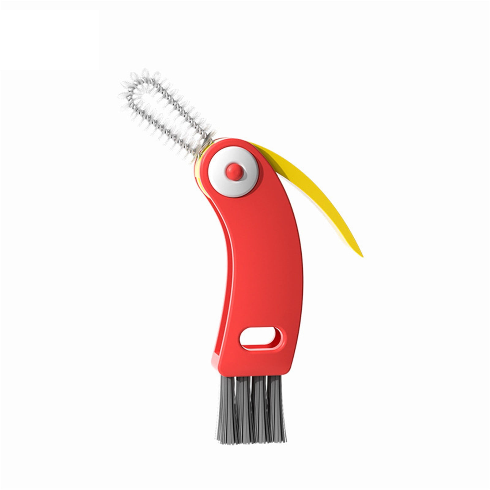 BIZHUA Red Cup Lid Cleaning Brush, Cap Scrubber for Thermos, Tumbler ...