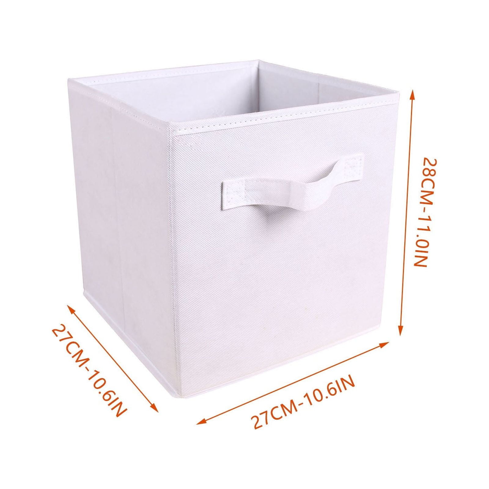 BIZHUA Square Foldable Storage Bins Organization and Storage Closet ...
