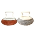 BIZHUA Steel Wool Cleaning Ball Set, 2 Short Handle Scrubber with 2 ...