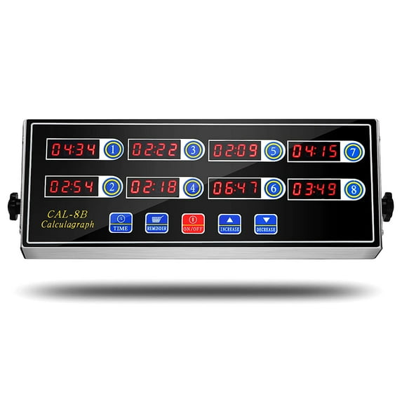 BIZOEPRO Kitchen Timers for Cooking, 8 Channel, Commercial Grade ...