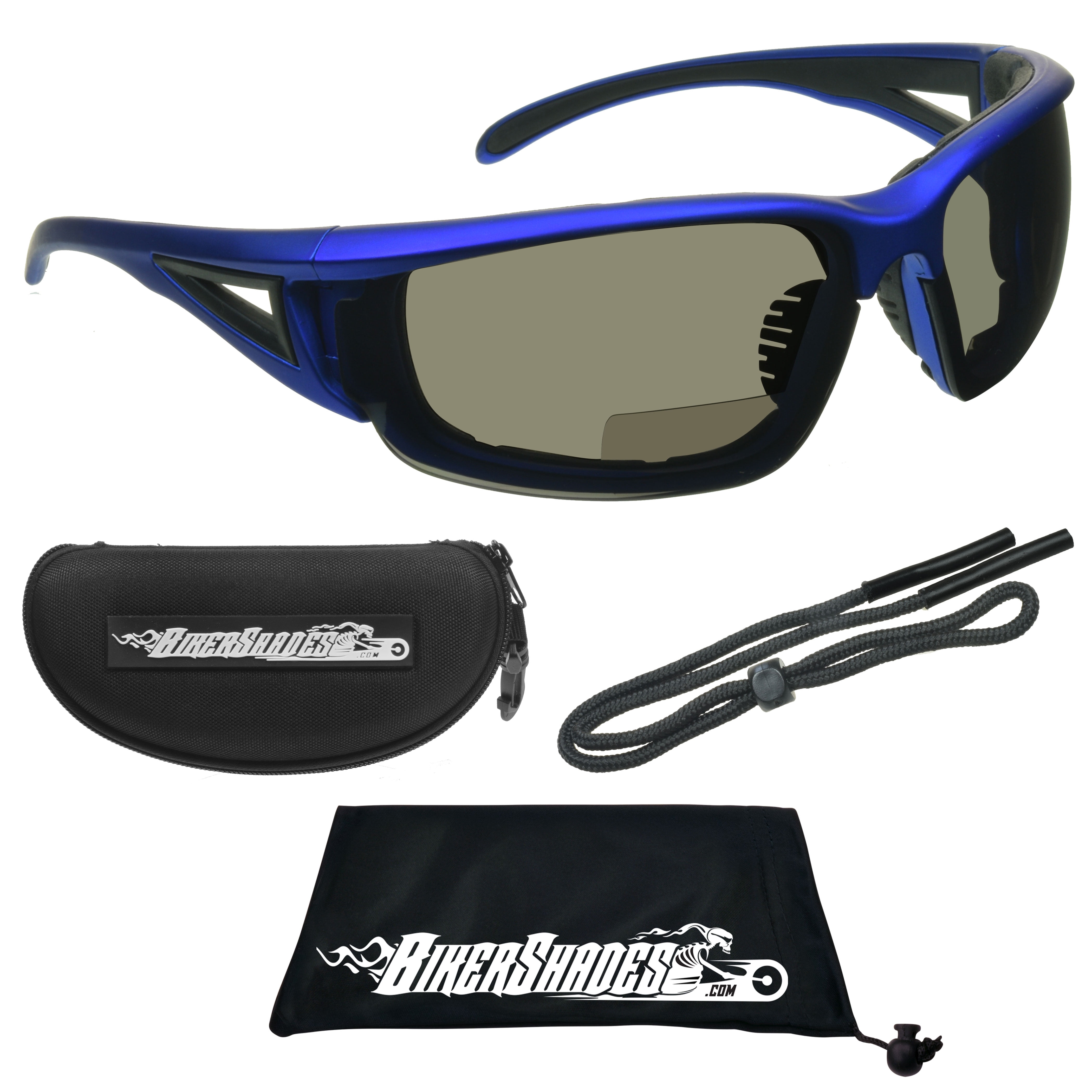 BIkershades Bifocal Safety Motorcycle Riding Foam Padded Sunglasses ...