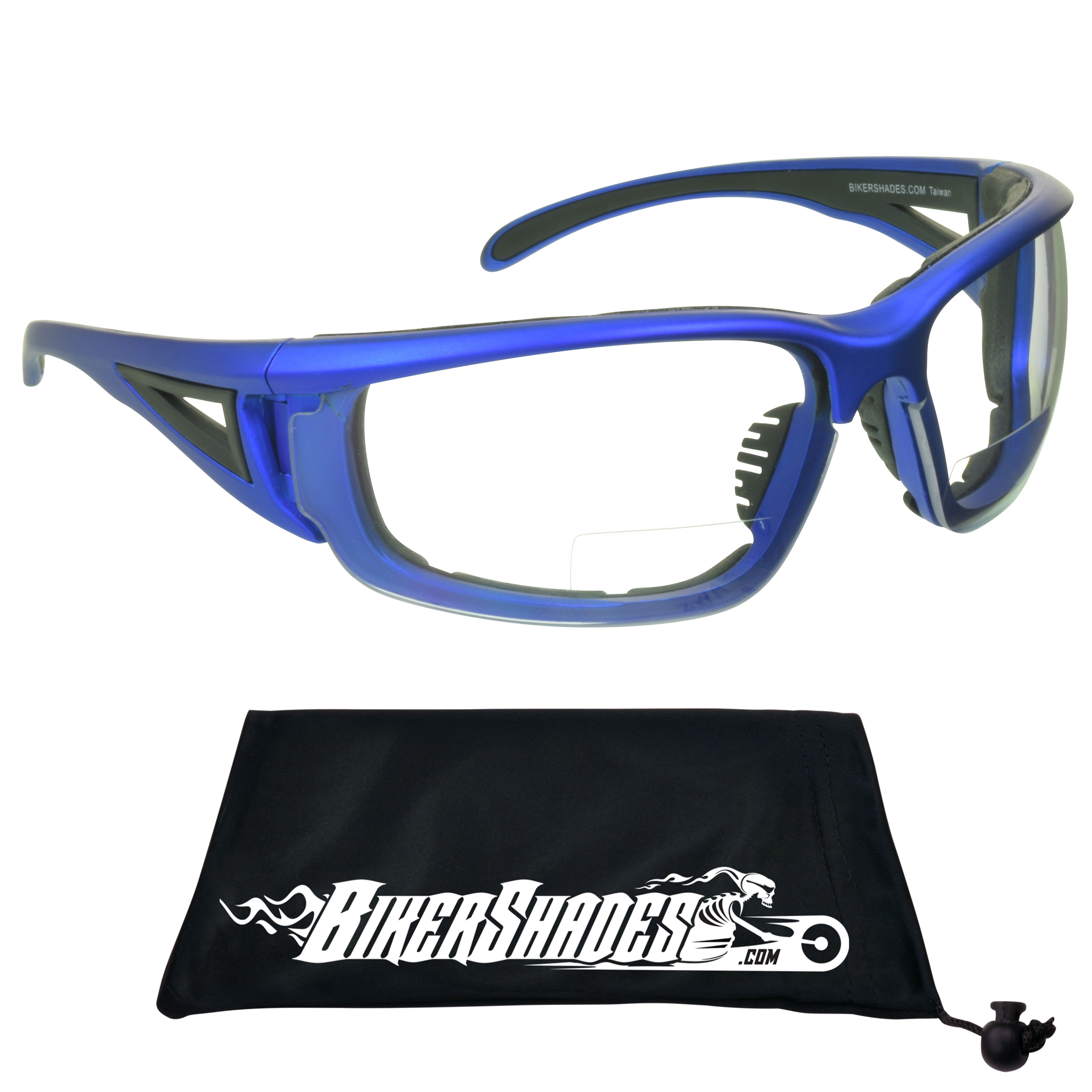 BIkershades Bifocal Safety Motorcycle Riding Foam Padded Sunglasses ...