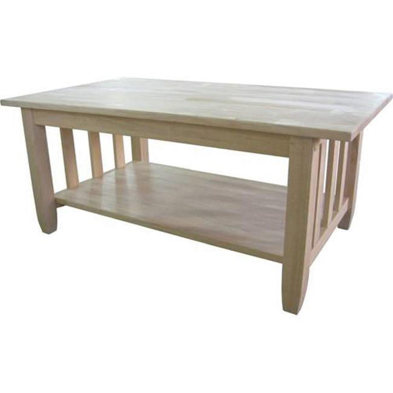 BJ6TC Mission Tall Coffee Table - Walmart.com