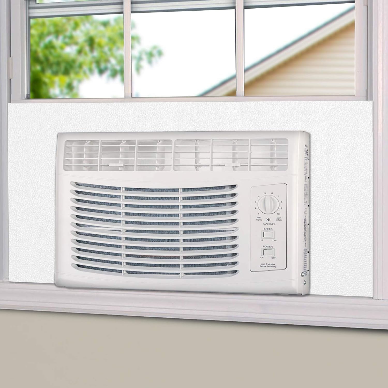 BJADE'S Window Air Conditioner Side Insulated Foam Panel: One-piece ...