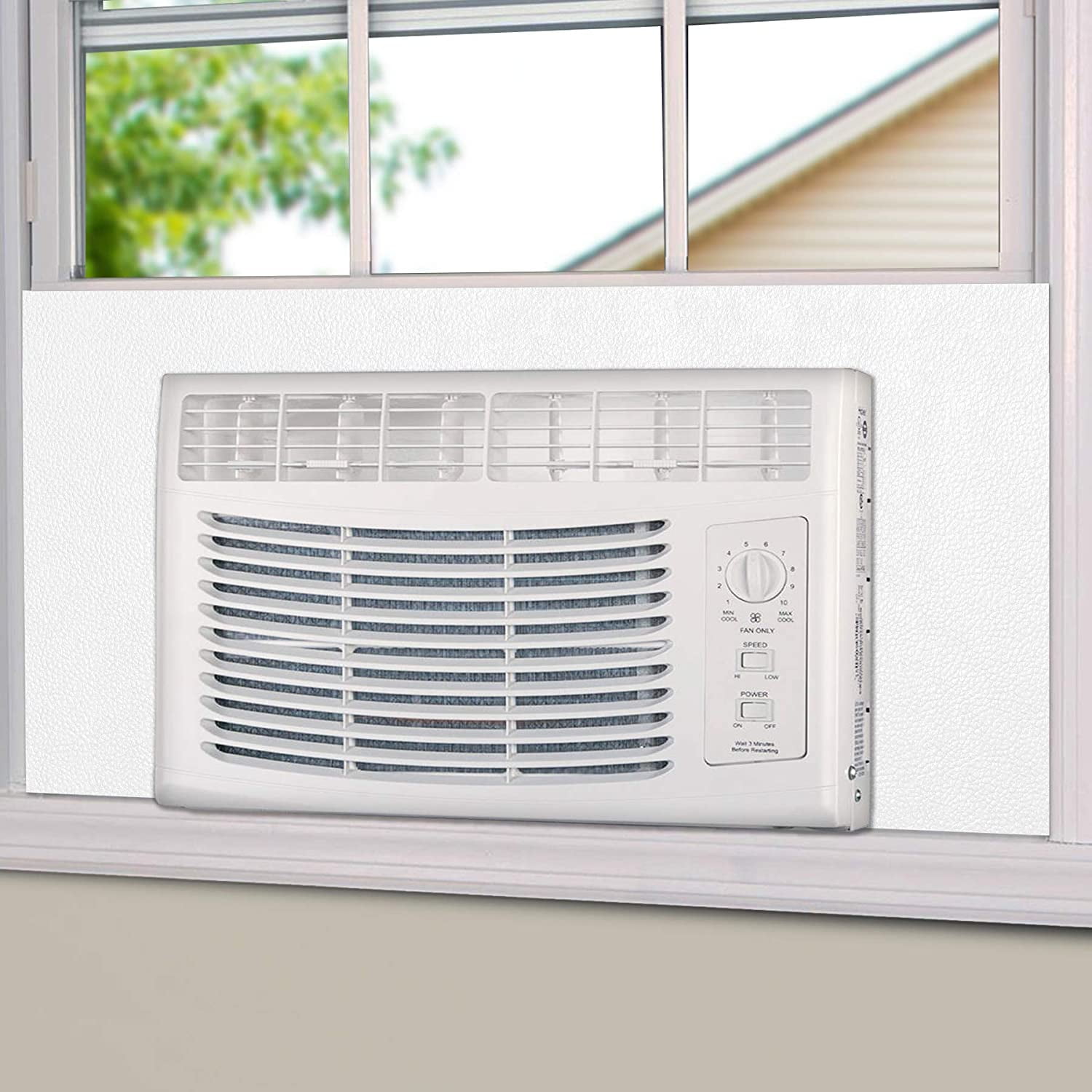 BJADE'S Window Air Conditioner Side Insulated Foam Panel, One-piece ...