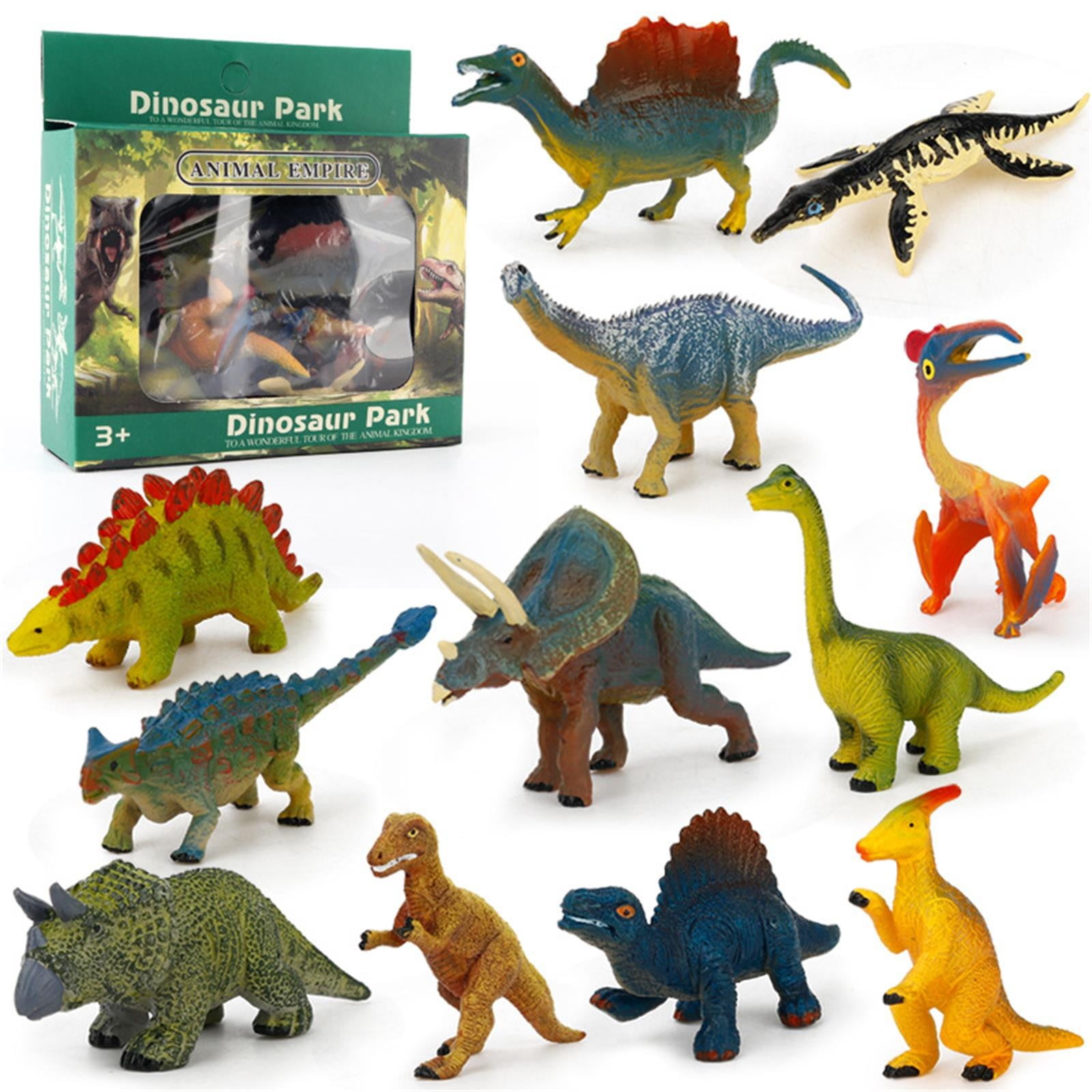 BJBSJSZ 12Pcs Small Animal Figures, Mini Jungle Toy Set, Realistic Wild ...