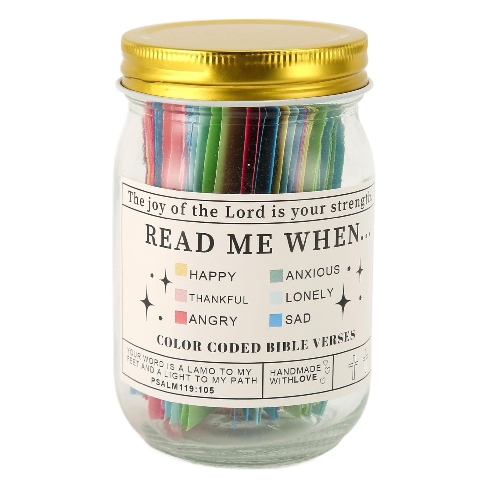 BJBSJSZ Bible Verses Jar for Emotions and Feelings, Bible Verses in a ...
