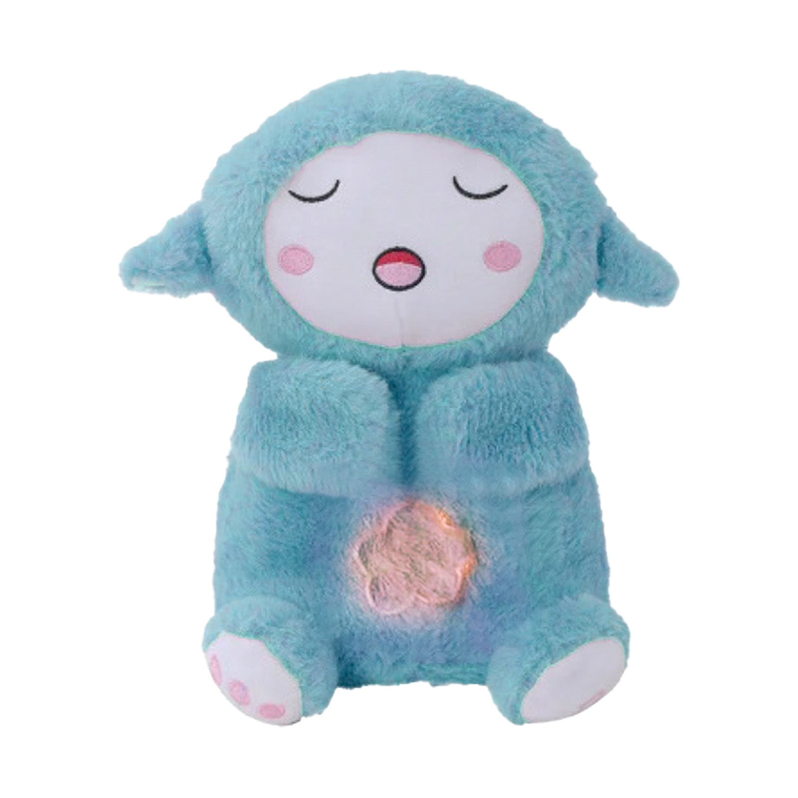 BJBSJSZ Breathing Stuffed Animal, Sleeping Plush for Kids Toy Birthday ...