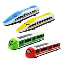 Temacd High Simulated Wooden Train Toy Cartoon Funny Christmas Wooden ...