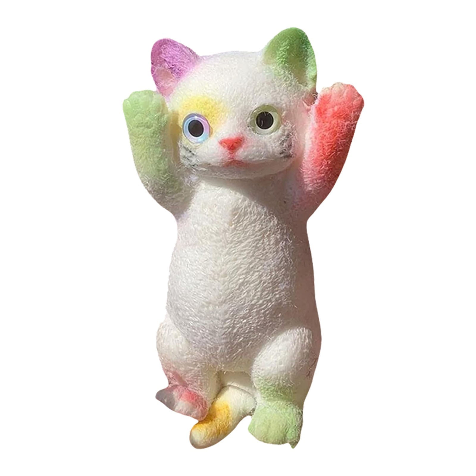 BJBSJSZ Cat Squeeze Toys,Cute Cat Squeeze Toys,Soft Cat Stress Balls ...