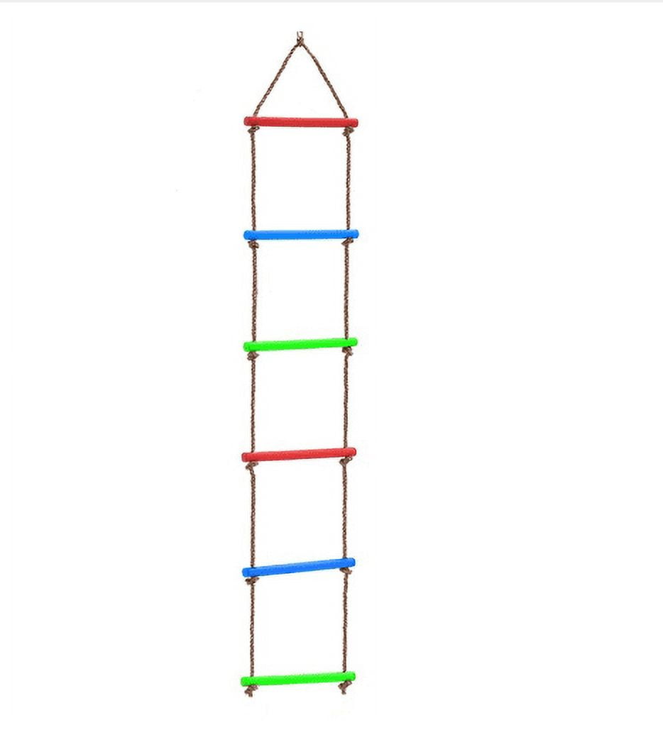 BJBSJSZ Climbing Rope Ladder Ninja Ladder for Kids - Kids Obstacle ...
