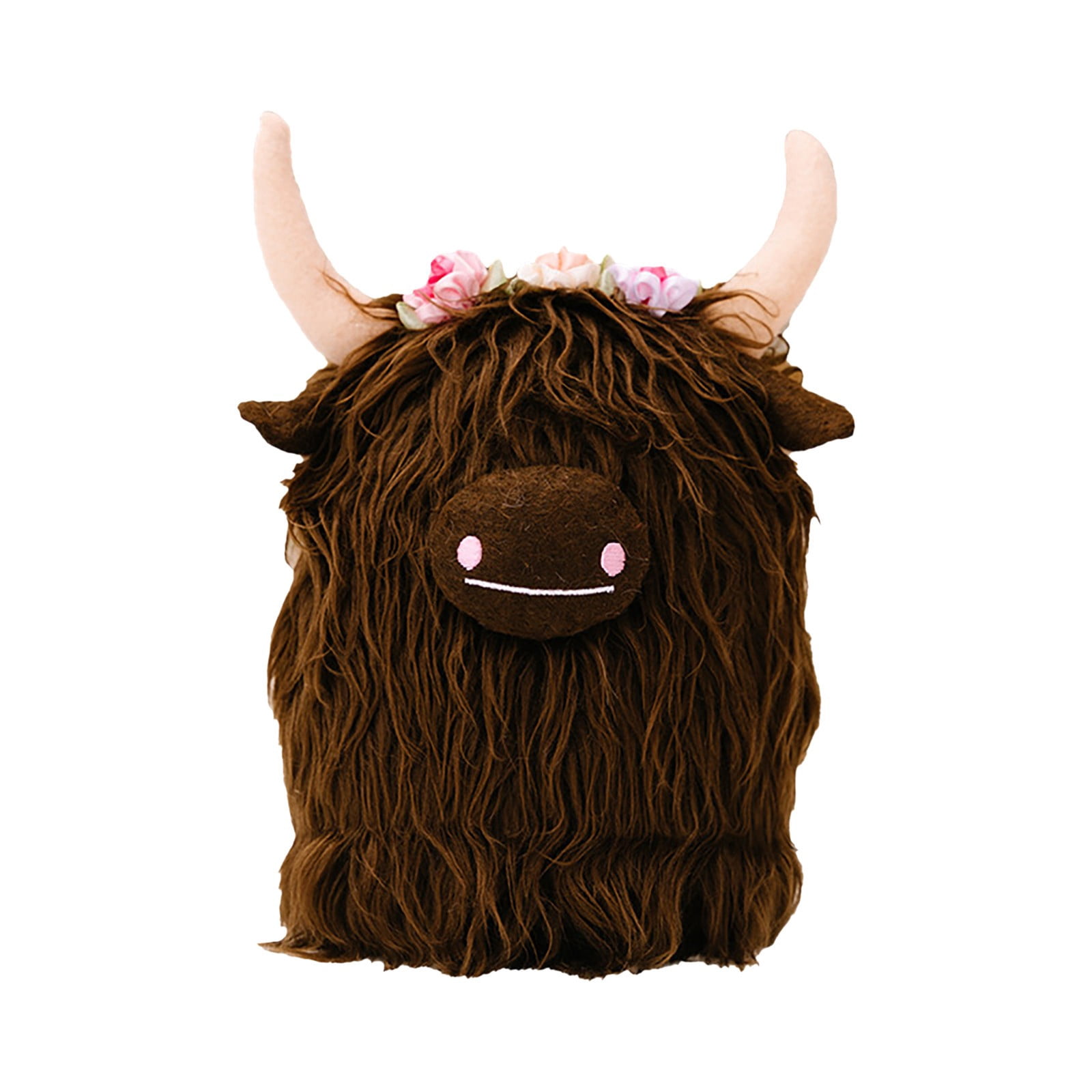BJBSJSZ Cow Stuffed Animals Plush Toy Fluffy Bull Animal Doll Soft Gift ...