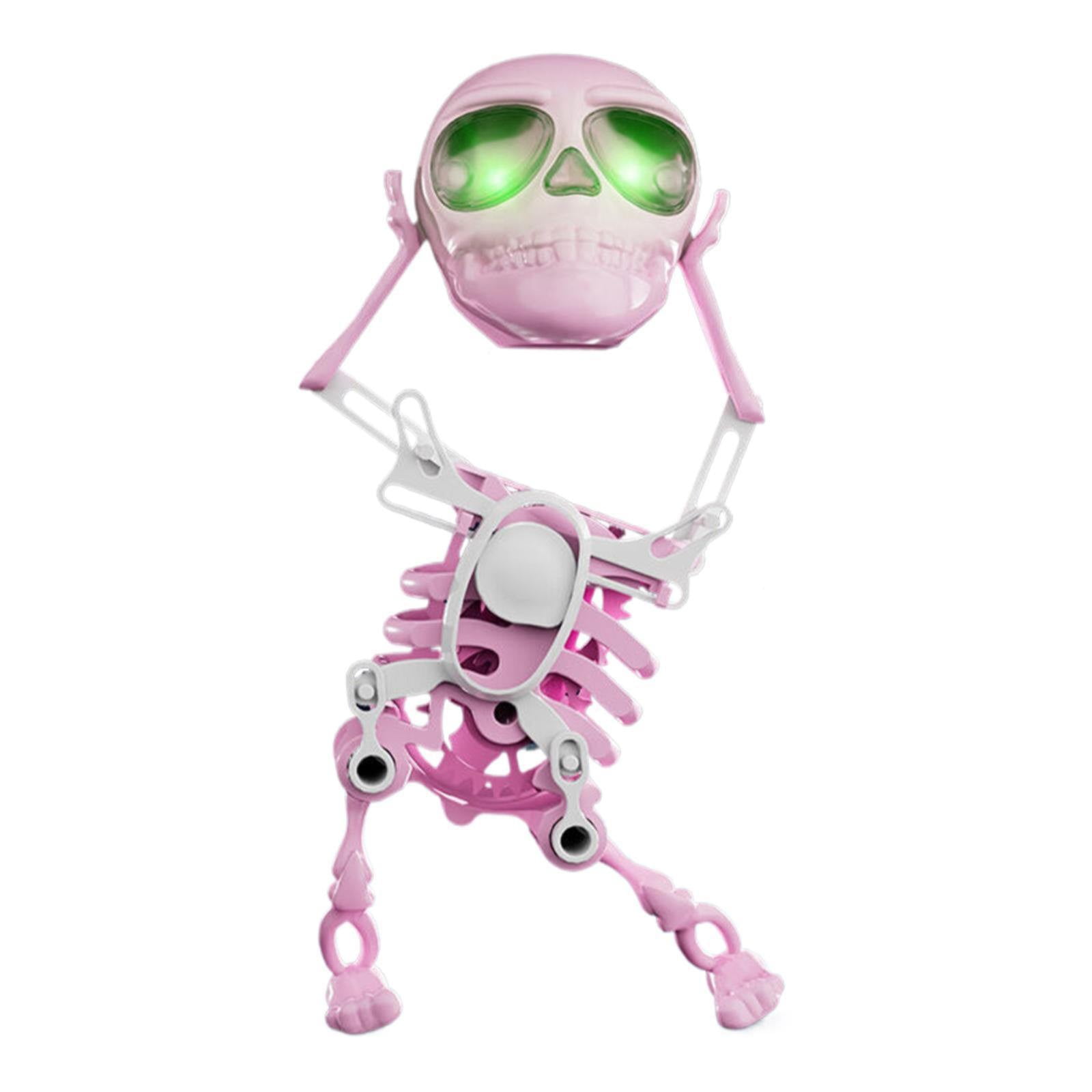 BJBSJSZ Dancing Skeletons Halloween Decorated Skeletons, Glow in The ...
