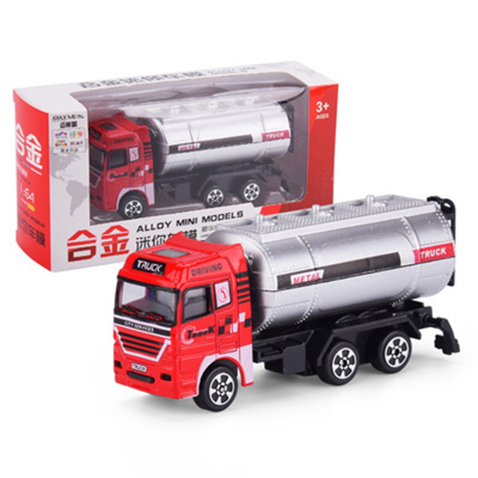 BJBSJSZ Diecast Fire Trucks for Toddlers 3-5, Alloy Metal Fire Truck ...