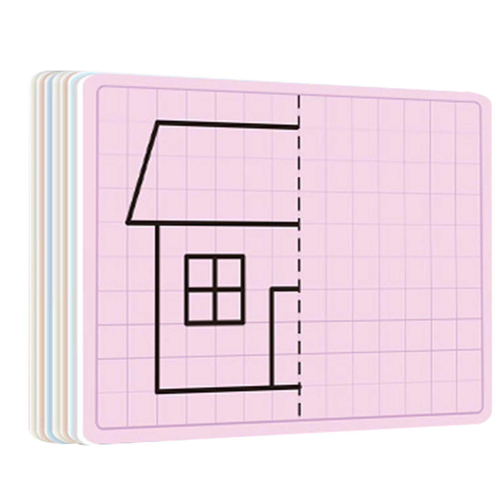 BJBSJSZ Grid Whiteboard, 9 x 12 Dry Erase Graph Board, Graph Whiteboard ...