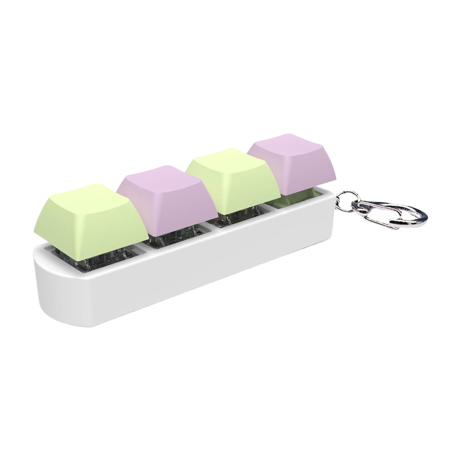 BJBSJSZ Fidget Keychain of Keyboard Clicker, Quiet Fidget Toys for ...