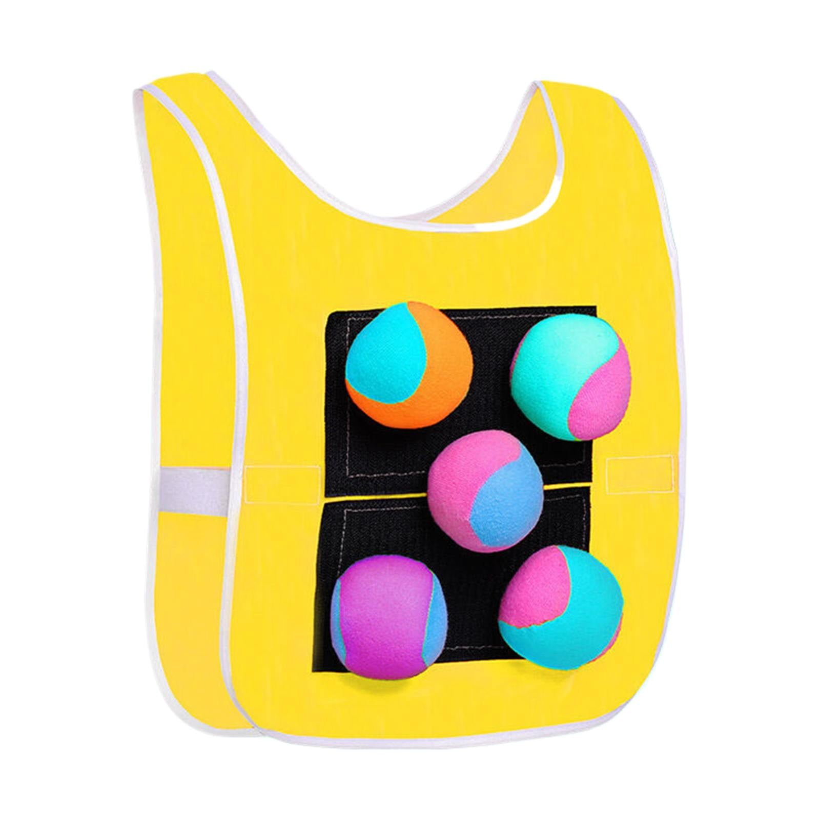 BJBSJSZ Kids Sticky Vest, Adjustable Stick Hairball Vest, Dodgeball ...